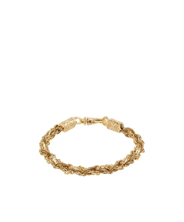 Emanuele Bicocchi Round Braid Bracelet - Golden