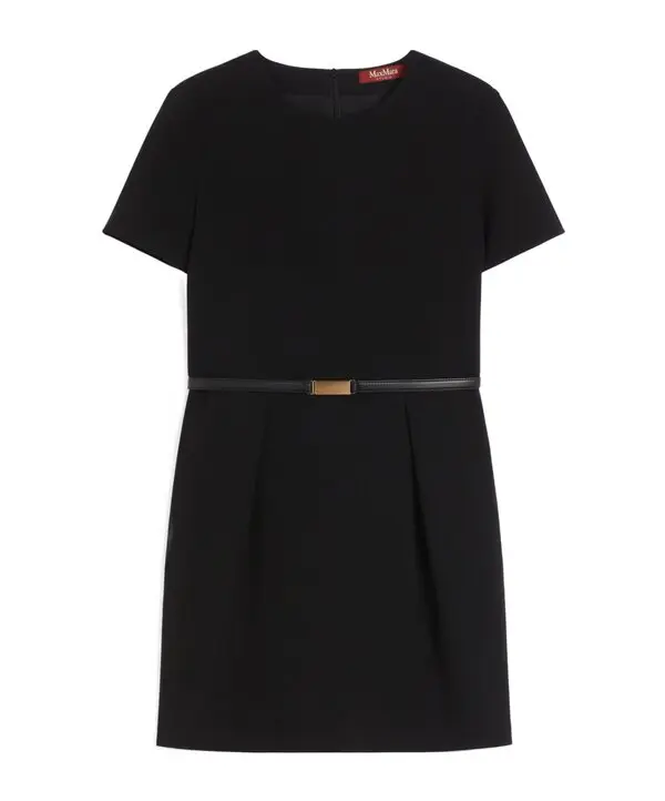 Max Mara Cady Mini Dress With Belt