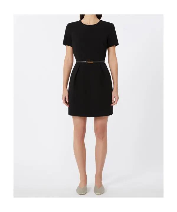 Max Mara Cady Mini Dress With Belt