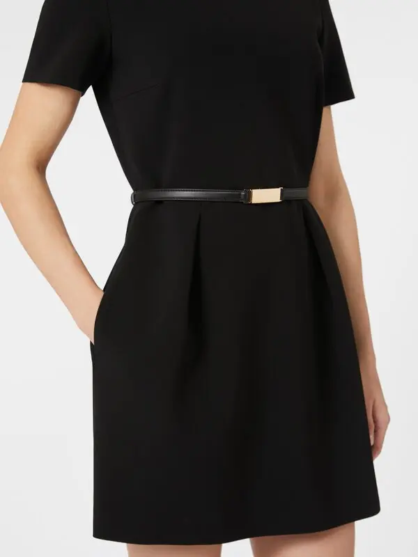 Max Mara Cady Mini Dress With Belt