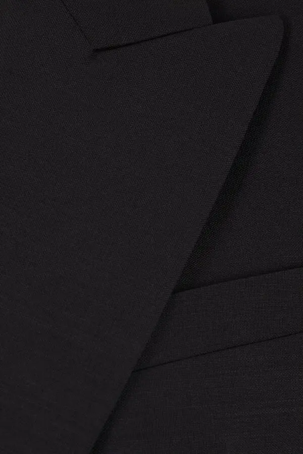 Fendi Peak Lapel Sleeveless Tailored Vest - Black