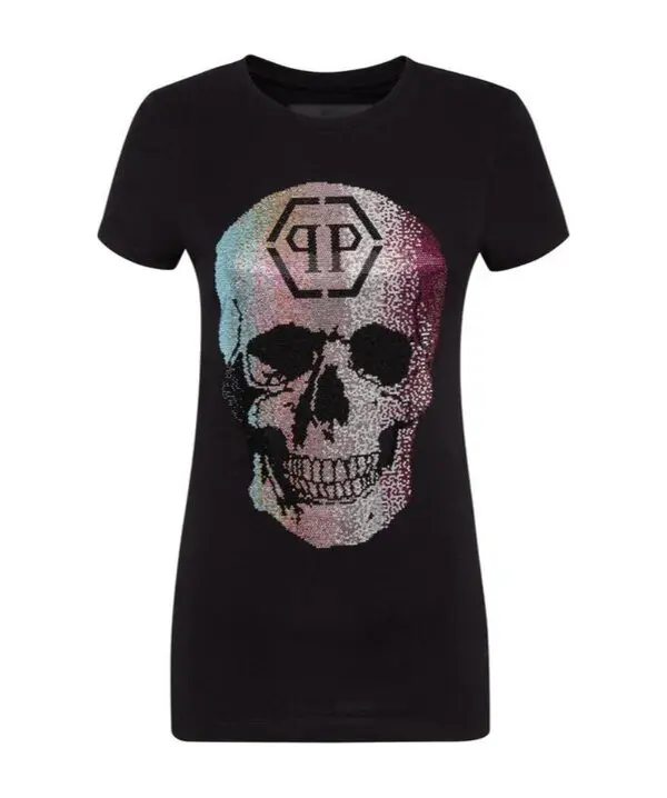 Philipp Plein Logo Details T-shirt - Black
