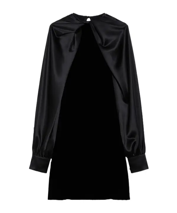 Max Mara Long-sleeved Dress With Pockets