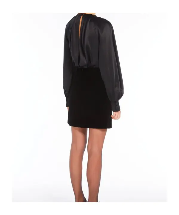 Max Mara Long-sleeved Dress With Pockets