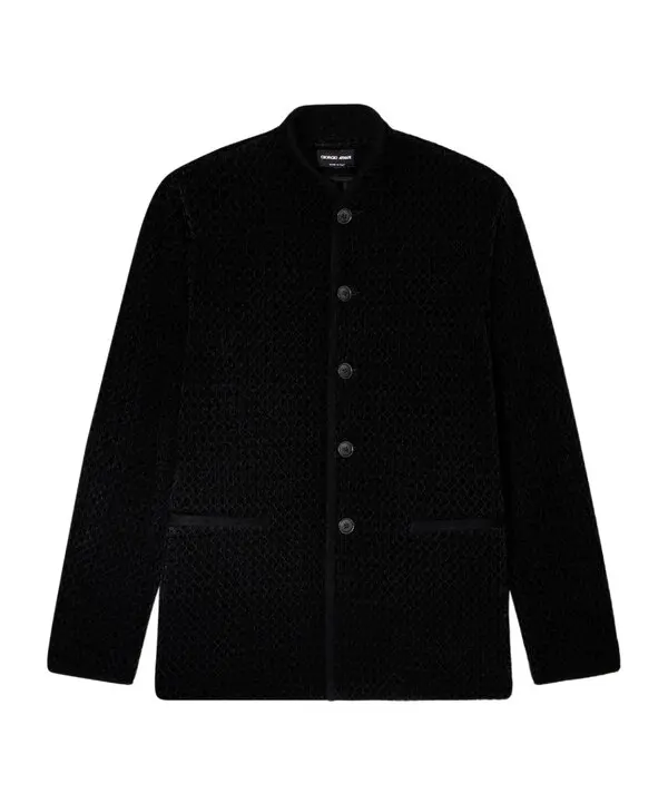Giorgio Armani Single Breasted Jacket - Black