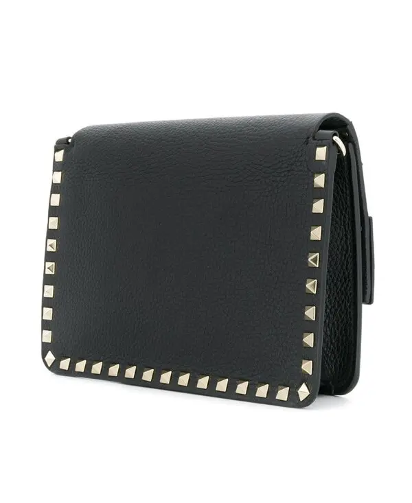 Valentino Garavani Small Rockstud Grainy Calfskin Crossbody Bag