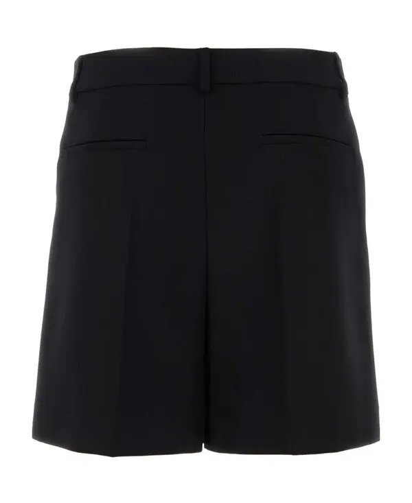 Valentino Garavani Wide-leg Tailored Shorts - Black