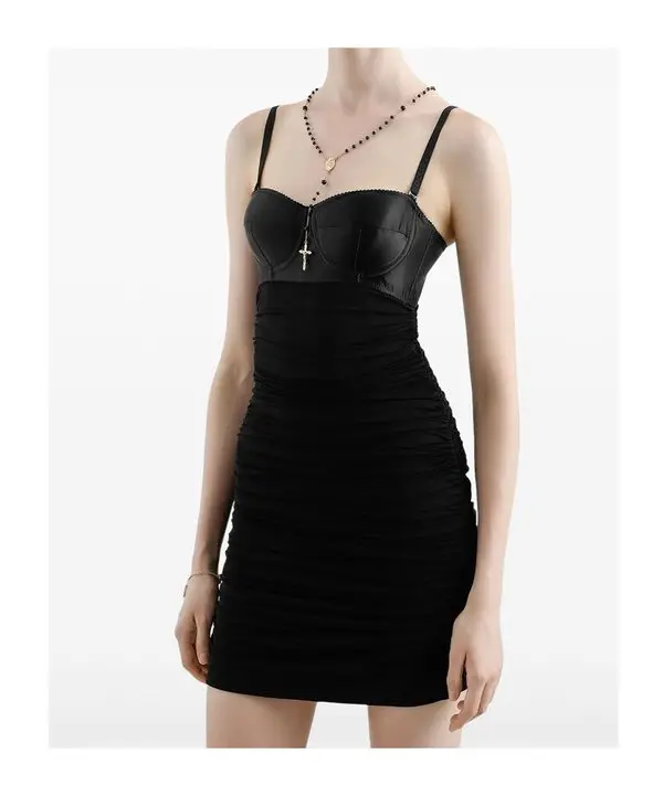 Dolce & Gabbana Ruched Mini Dress