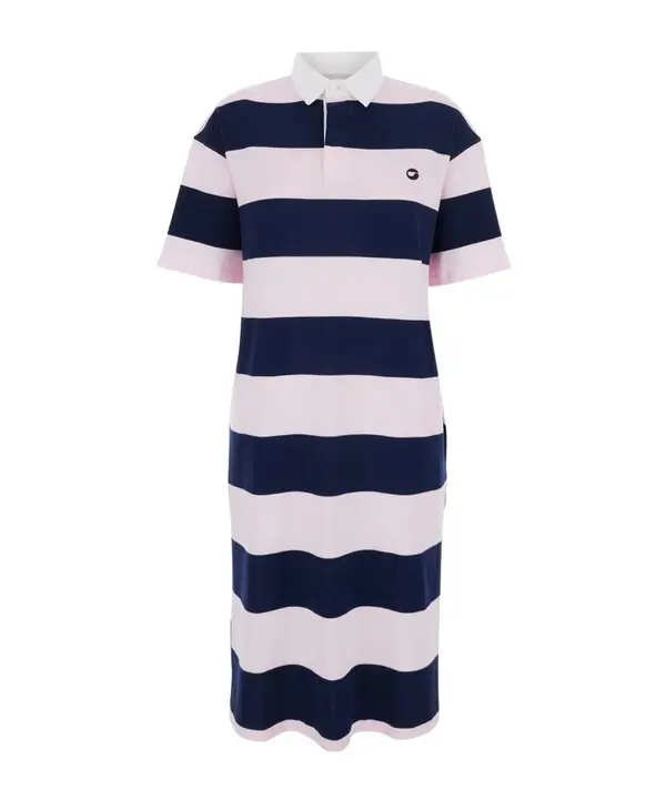 Coperni Striped Dress - White
