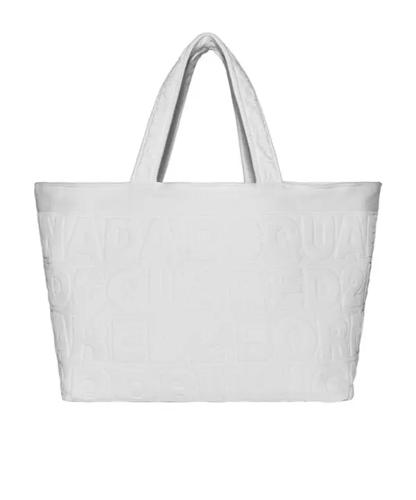 Dsquared2 Twin Beach Shopping Bag - White