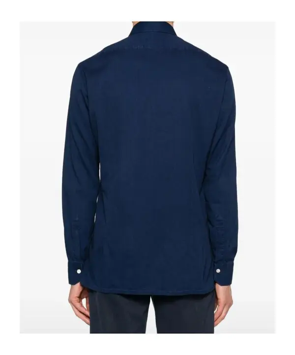 Kiton Long-sleeve Button-down Shirt - Black