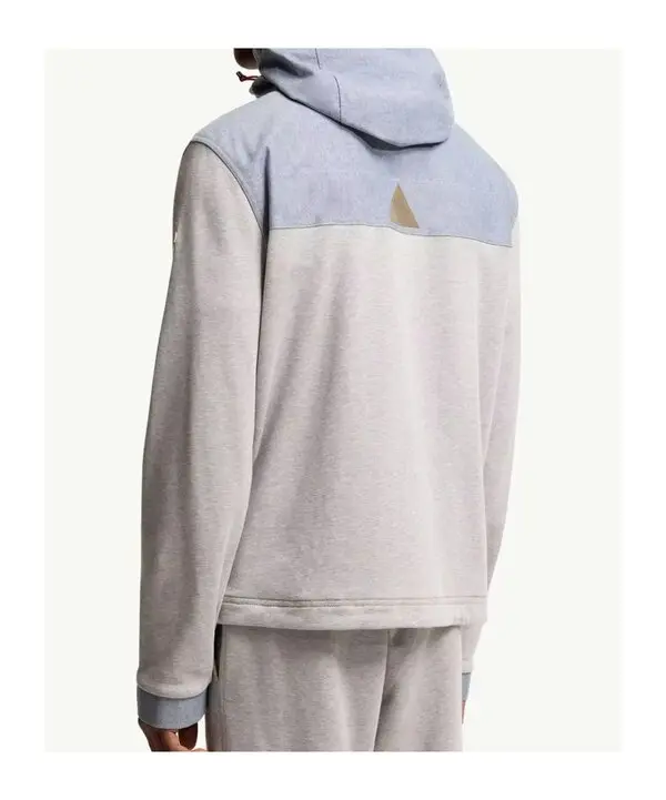 Moncler Color-block Zip-up Hooded Jacket