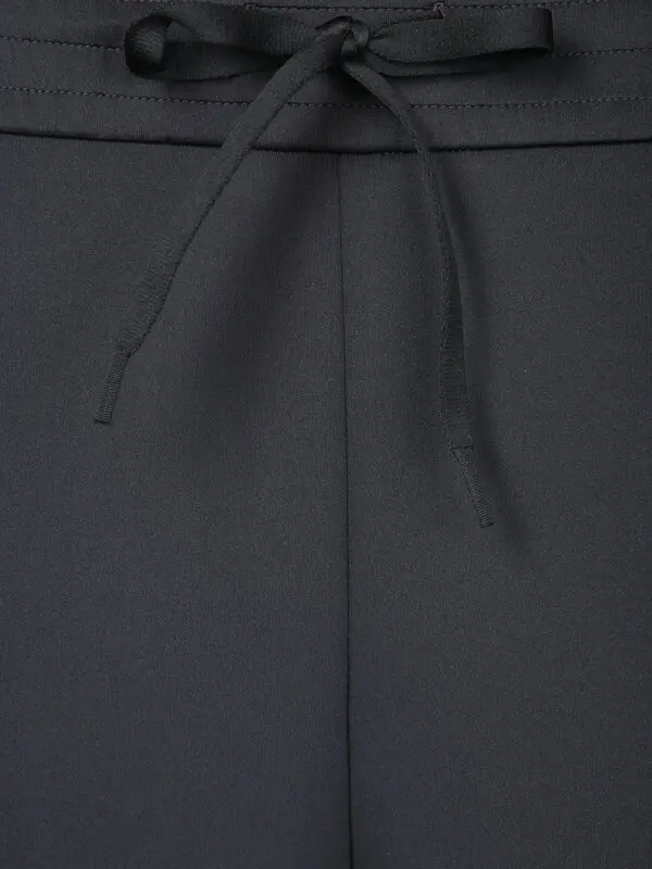 Moncler Logo Patch Drawstring Track Pants - Black