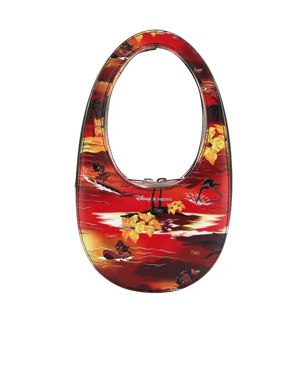 Coperni X Disney Tropical Top Handle Mini Swipe Bag - Red