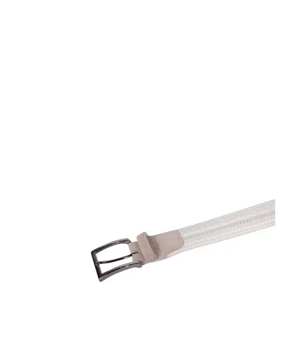 Orciani Woven Belt With Buckle - White