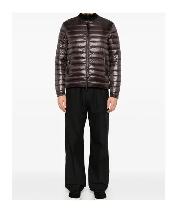 Herno Quilted Zip-up Jacket - Black