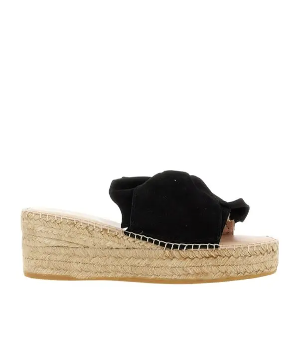 Manebí Knot Detail Flat Shoes - Black