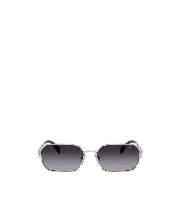 Prada Rectangular Frame Sunglasses - Gray