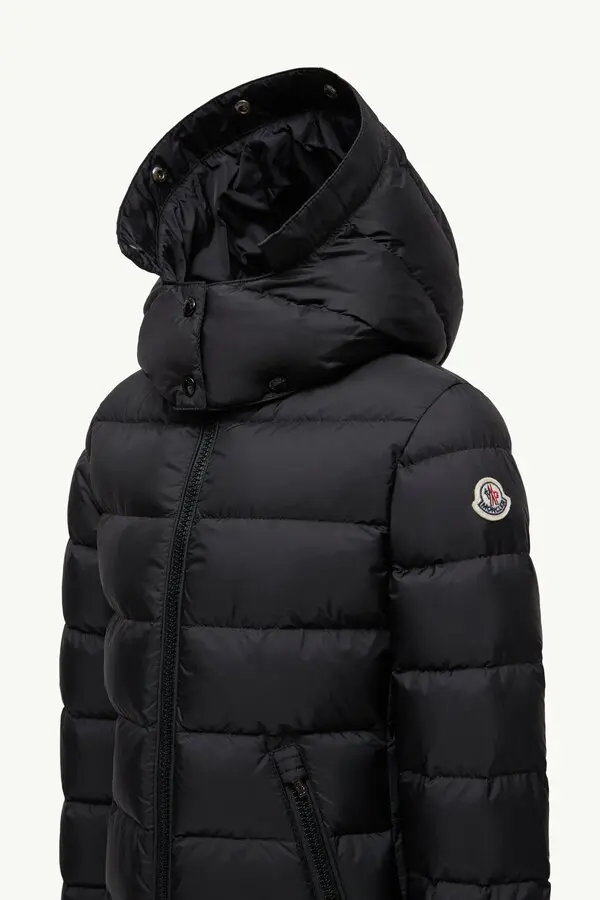 Moncler Abelle Down Jacket With Shearling-trimmed Hood