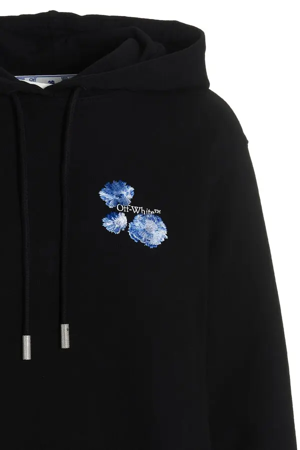 Off-White Arrows Print Hoodie - Black