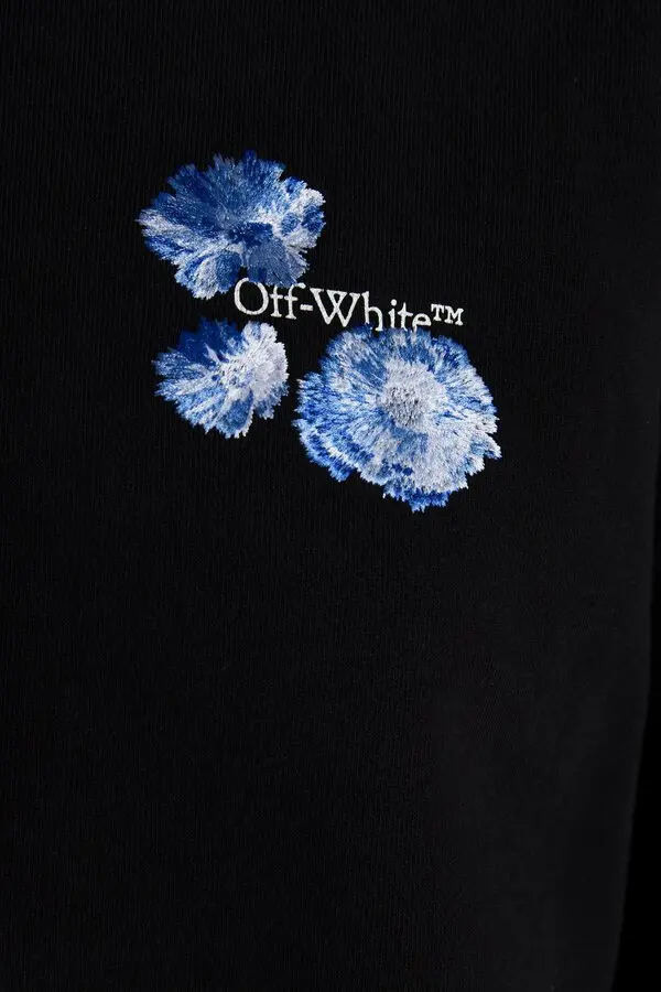 Off-White Arrows Print Hoodie - Black