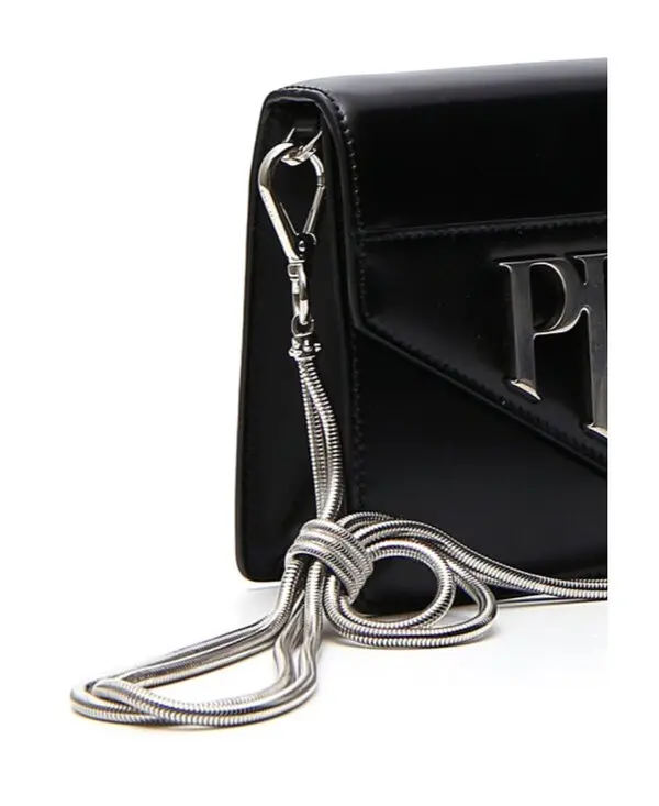 Prada One-shoulder Woc With Silver Tone Logo