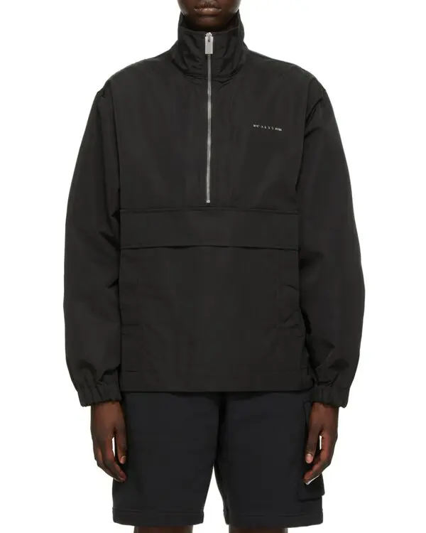 1017 Alyx 9sm Logo Plaque High-neck Windbreaker