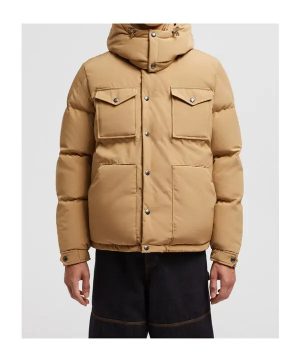 Moncler Hooded Short Padded Jacket