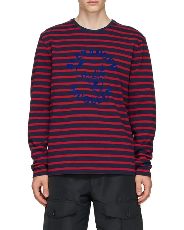 Alexander McQueen Striped Long Sleeve T-shirt