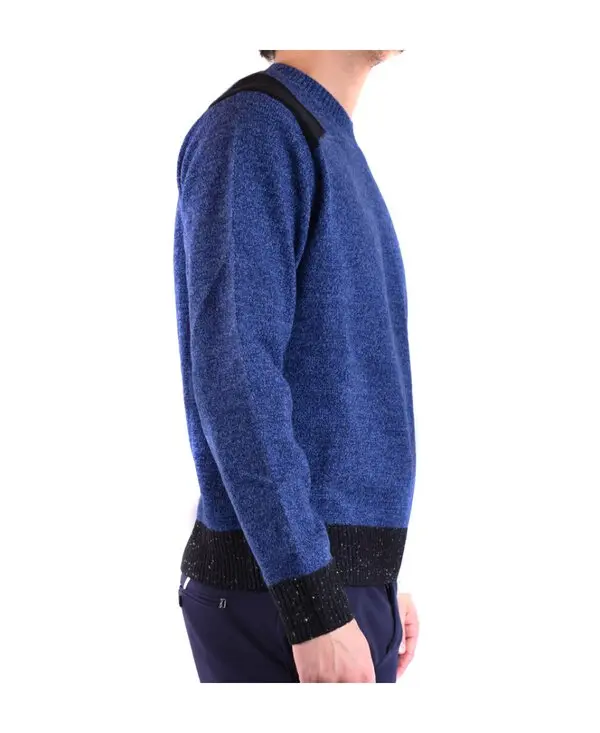 Neil Barrett Colour-block Intarsia-knit Jumper