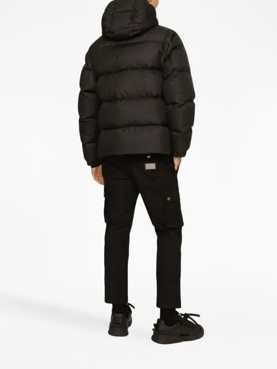Dolce & Gabbana Padded Logo Jacket - Black
