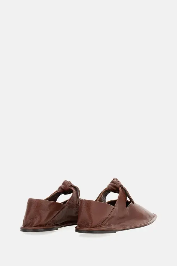 Hereu Llasada Ballet Flats - Chestnut