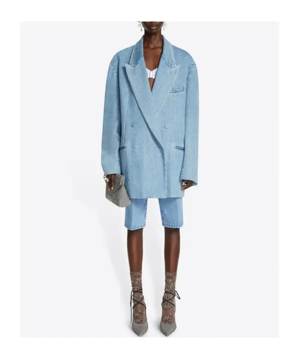 Dries Van Noten Double-breasted Denim Blazer