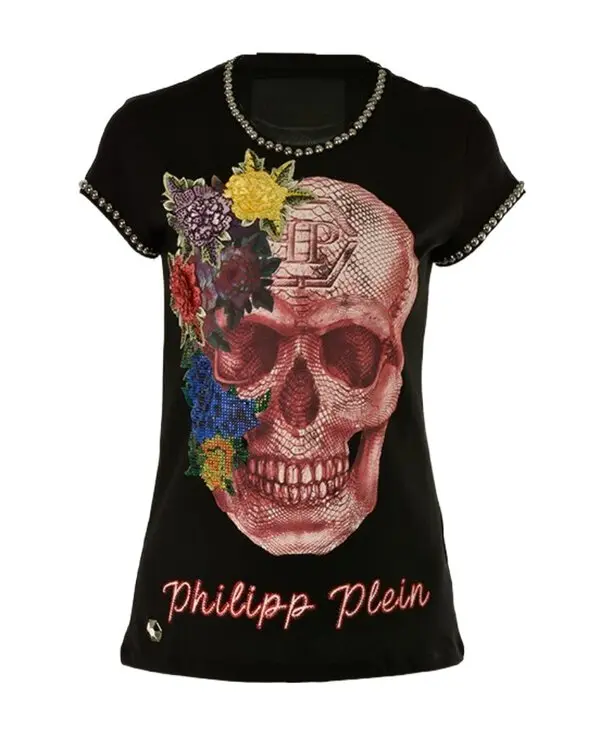 Philipp Plein Printed T-shirt - Black