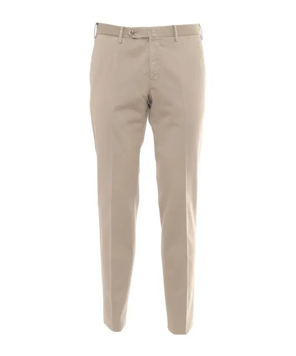 PT TORINO Pleat Detailed Tailored Trousers - Nude