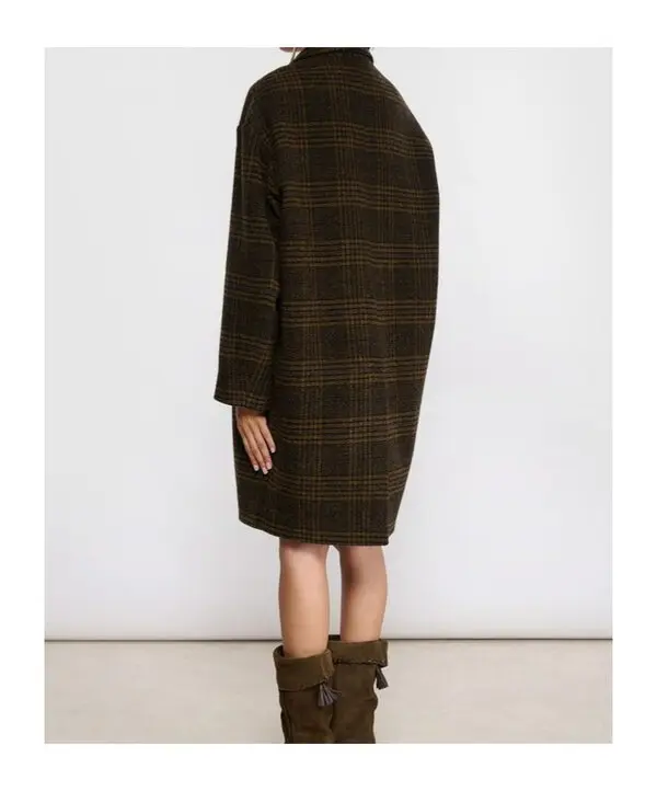 Isabel Marant Étoile Limiza Checked Coat - Brown