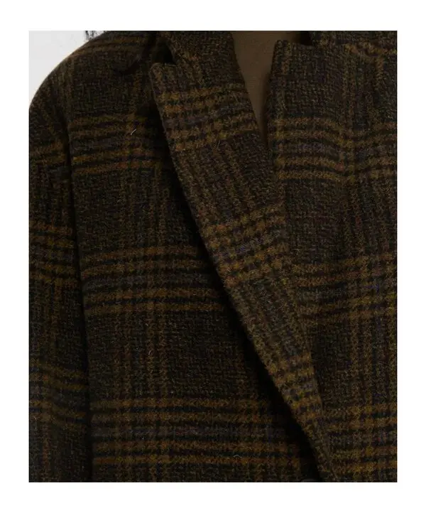 Isabel Marant Étoile Limiza Checked Coat - Brown