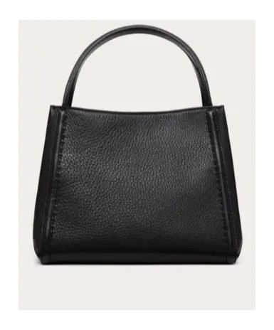 Valentino Garavani Vlogo Plaque Tote Bag - Black