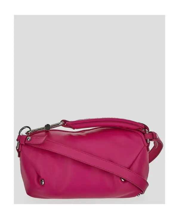 Off-White San Diego Foldover Top Shoulder Bag - Red