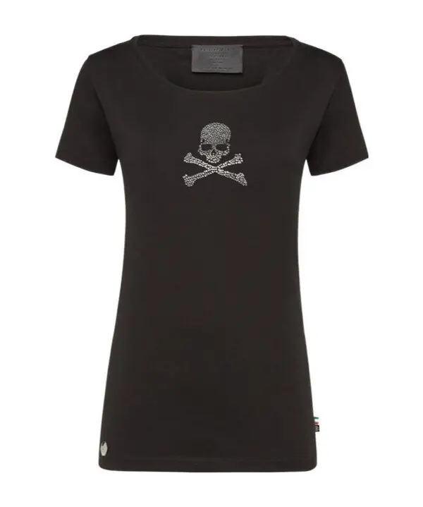 Philipp Plein Logo Details T-shirt - Black