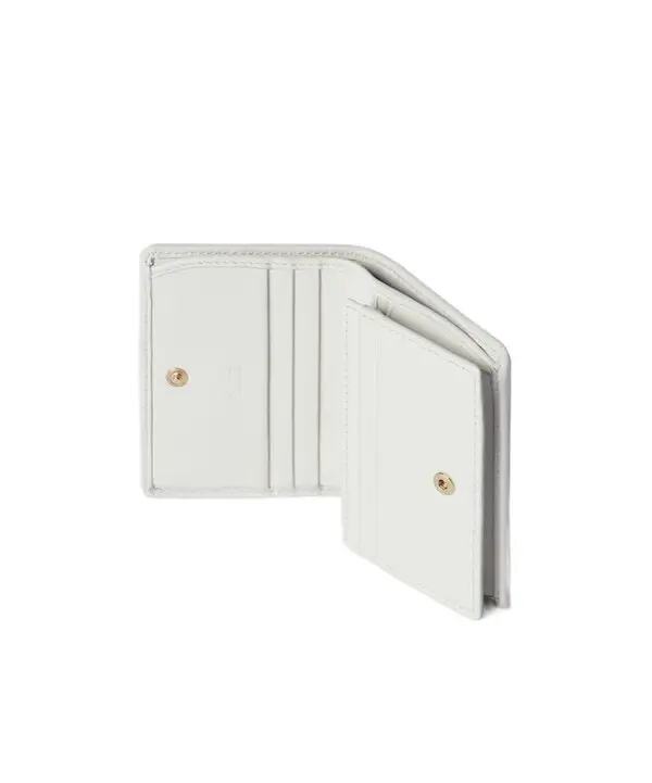 Gucci Gg Emblem Mini Wallet - Beige/white