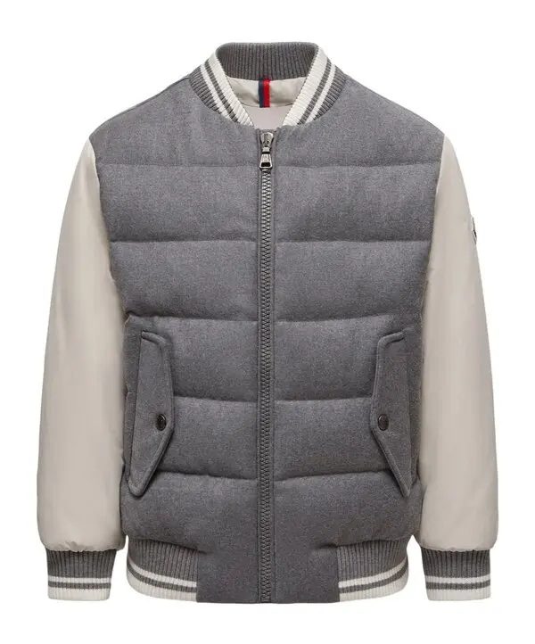 Moncler Alvaro Wool Down Bomber Jacket