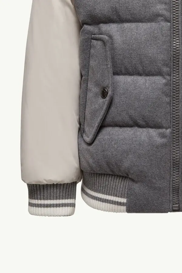 Moncler Alvaro Wool Down Bomber Jacket