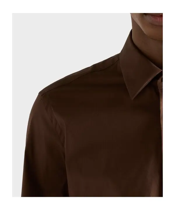 Prada Long-sleeved Poplin Shirt