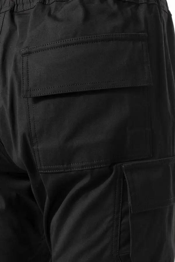 Rick Owens Drawstring Cargo Trousers - Black
