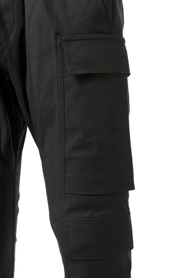 Rick Owens Drawstring Cargo Trousers - Black