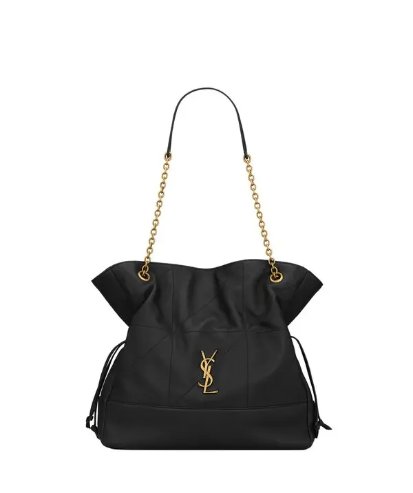 Saint Laurent Jamie 4.3 Logo Plaque Shoulder Bag - Black