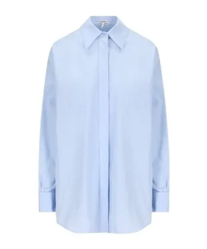 Loewe Curved Hem Buttoned Shirt
