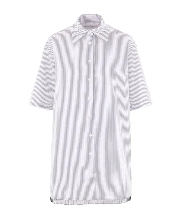 NICCOLO PASQUALETTI Douglas Striped Shirt - Blue