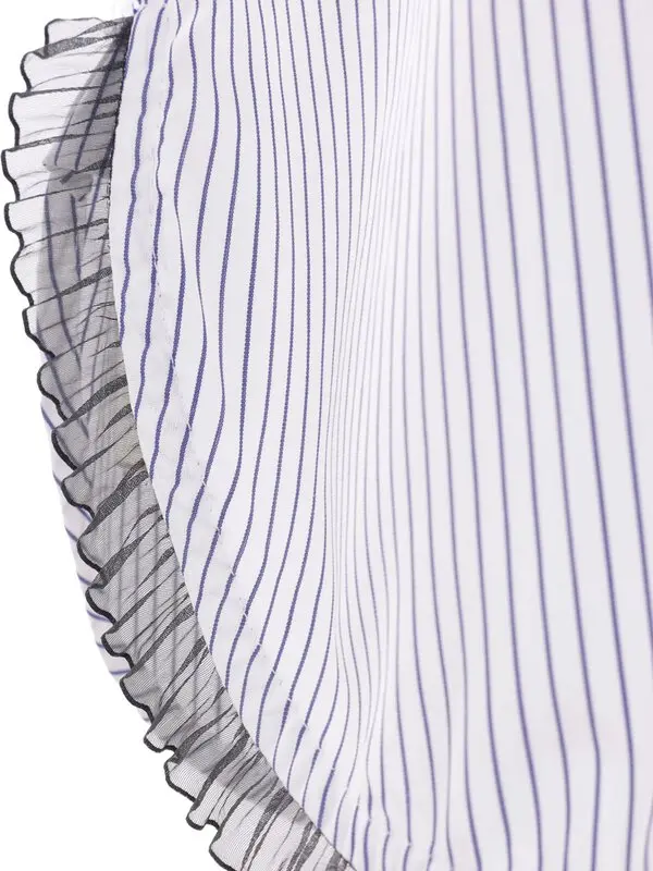 NICCOLO PASQUALETTI Douglas Striped Shirt - Blue